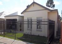 China Black Spear Top 7ftx8ft Steel Tubular Fencing For Villas for sale