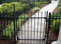 China CE Waterproof Steel Garden Fencing Panels , 2.4m Wide High Security Fence for sale