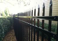 China CE Waterproof Steel Garden Fencing Panels , 2.4m Wide High Security Fence for sale