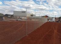 China SS 5ft High Chain Link Fence , 20m/Roll Cyclone Mesh Fencing for sale