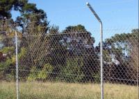 China 25m Length 1.5mm 6 Foot High Chain Link Fence With Galvanized for sale