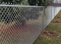 China Twist Edge 2.5mm Steel Chain Link Fencing With Hot Dipped Galvanized for sale