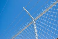China Farm And Field Steel 2.0mm Black Galvanized Chain Link Fence for sale