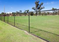 China Hot Dip Galvanized 50mm Hole Border 2.1m Decorative Chain Fence for sale