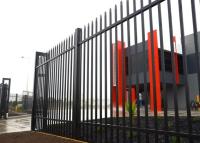 China Tubular 7ftx8ft Ornamental Metal Fence Panels Fadeless for sale
