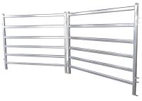 China Metal Sqaure Pipe 1.5x2.1m Heavy Duty Cattle Panel For Farm for sale