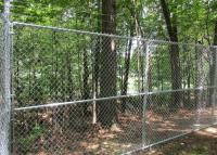 China ISO Heavy Duty 2.4m High Steel Chain Link Fencing Diamond Wire for sale