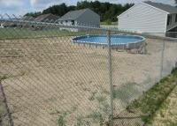 China Steel Wire Galvanized 9ga 8 Ft High Chain Link Fence For Residential for sale