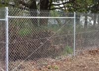 China Steel Wire Galvanized 9ga 8 Ft High Chain Link Fence For Residential for sale