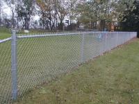 China CE 6 Foot Hot Dip Galvanized 3mm Chain Link Construction Fence Nice Looking for sale