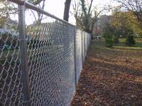 China CE 6 Foot Hot Dip Galvanized 3mm Chain Link Construction Fence Nice Looking for sale