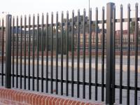 China Customized Construction Site Tubular Metal Fencing Galvanized High Security for sale