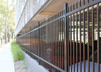 China CE Waterproof Steel Garden Fencing Panels , 2.4m Wide High Security Fence for sale