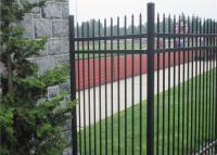 China Customized Construction Site Tubular Metal Fencing Galvanized High Security for sale