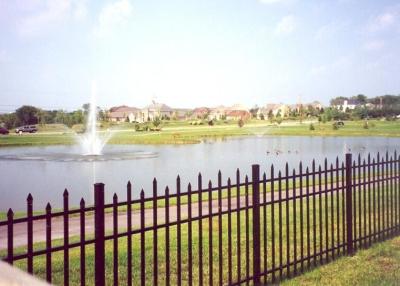 China 2100x2400mm Steel Tubular Fencing for sale
