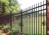 China Customized Construction Site Tubular Metal Fencing Galvanized High Security for sale