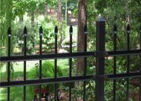 China 3 Rail 0.8mm Thickness 1.2x1.8m Steel Tubular Fencing Long Life for sale
