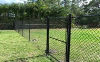 China 1.8m Height High Security 2.5mm Steel Chain Link Fencing Galvanized Round Post for sale