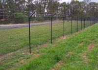 China 3.15mm Wire 4ft Height Steel Chain Link Fencing With Expanded Mesh for sale