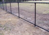 China 3.15mm Wire 4ft Height Steel Chain Link Fencing With Expanded Mesh for sale