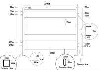 China Powder Coated 5 Rails Heavy Duty Cattle Panel With Round Pipe for sale