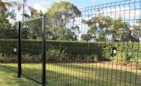 China Waterproof Steel 3m Width Black Welded Wire Mesh Fencing For Commercial Sites for sale