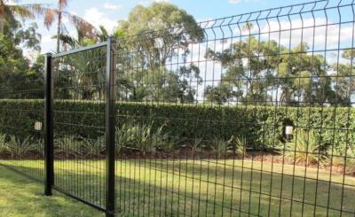 China Waterproof Steel 3m Width Black Welded Wire Mesh Fencing For Commercial Sites for sale