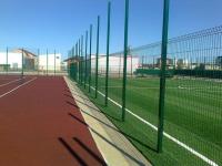 China 8ft High Fence Panels , 50x200mm Galvanized Mesh Panels for sale