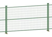 China Portable Metal 8ft Tall Temporary Site Fencing With Powder Coating for sale
