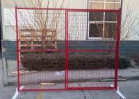China Portable Metal 8ft Tall Temporary Site Fencing With Powder Coating for sale