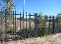 China Hot Dipped Galvanized 2100x2400mm Steel Tubular Fencing For Security for sale