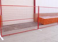 China ISO 6 Ft By 10 Ft Fence Panels , Rustproof Construction Site Fencing for sale
