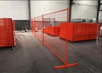 China Rust Resistant 1.8x3m Temporary Steel Fencing For Construction Site Security for sale