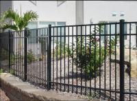 China Rustproof 210cm Tall Decorative Metal Fencing Panels With 2mm Thickness Tube for sale