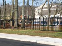 China Galvanized Decorative Garden Wrought Iron Picket Fence for sale