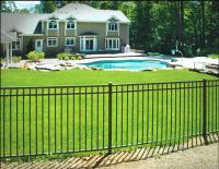 China Rustproof 210cm Tall Decorative Metal Fencing Panels With 2mm Thickness Tube for sale