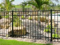 China Rustproof 210cm Tall Decorative Metal Fencing Panels With 2mm Thickness Tube for sale