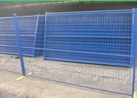 China 11ga 8ft Height Construction Site Fence Panels With Powder Coated for sale