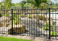 China Zinc Coating 2.1m Height Steel Tubular Fencing For Pool for sale