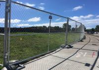 China Chain Link 8x12ft Temporary Security Fencing With 11.5ga Diameter Wire for sale