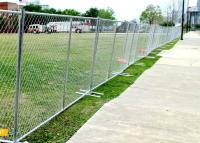 China Chain Link 8x12ft Temporary Security Fencing With 11.5ga Diameter Wire for sale
