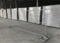 China 12ft Wide Temporary Fencing Panels , Steel 6ft Tall Chain Link Fence for sale