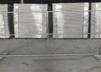 China 12ft Wide Temporary Fencing Panels , Steel 6ft Tall Chain Link Fence for sale