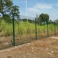 China OEM Black 10ft High Welded Wire Mesh Fencing Clear View for sale