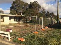 China ISO9001 8foot Wide Temporary Steel Fencing For Residential Security for sale