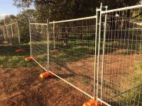 China Outdoor 2400mm Wide Temporary Steel Fencing Corrosion Resistant for sale