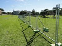 China Portable 8ft Length Temporary Steel Fencing For Construction Sites for sale