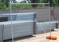 China Removable Security 6ftx7ft Temporary Steel Fencing With 300g/M2 Zinc Coated for sale