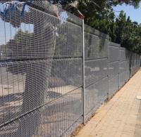 China Steel 7ft High Anti Climb Fencing With 76x12.7mm Mesh For Commercial for sale