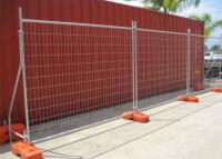 China Portable 8ft Length Temporary Steel Fencing For Construction Sites for sale